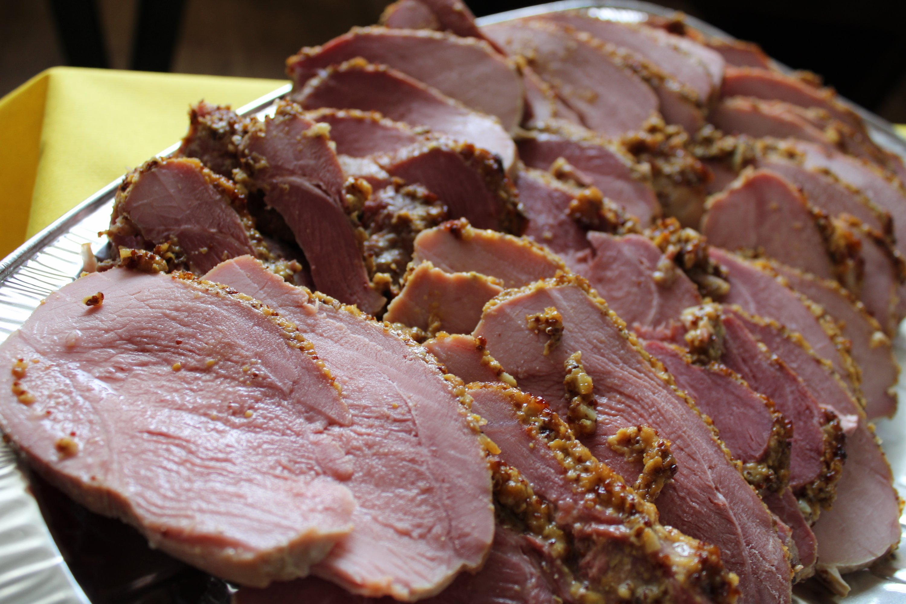 Beenham uit de oven met honing-mosterdsaus – TiffsKitchen